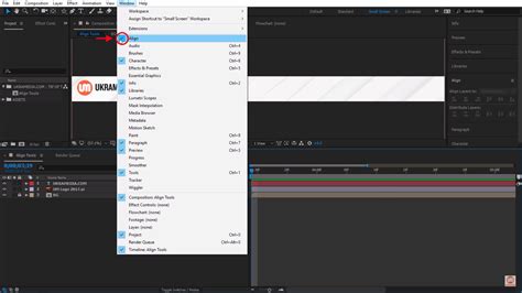 Align Checked In Windows After Effects Ukramedia