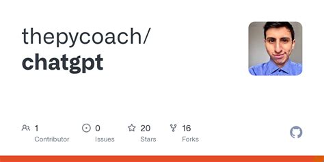 chatgpt chatgptapi getting started ipynb at main · thepycoach chatgpt