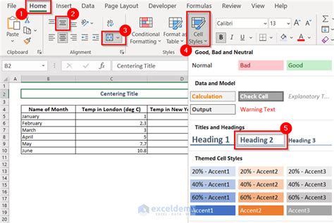 How To Make A Title In Excel Suitable Methods ExcelDemy