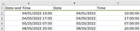 How To Separate Date And Time In Excel 7 Easy Ways