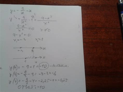 Знайдіть найбільше і найменше значення функції у 9 х х на проміжку [1 4] Школьные Знания Com