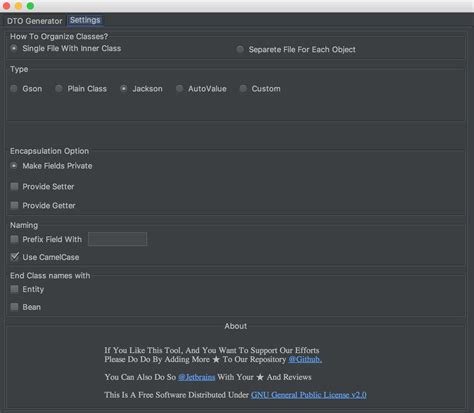 Dto Generator Intellij Ides Plugin Marketplace