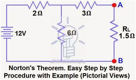 norton s theorem step by step procedure with example