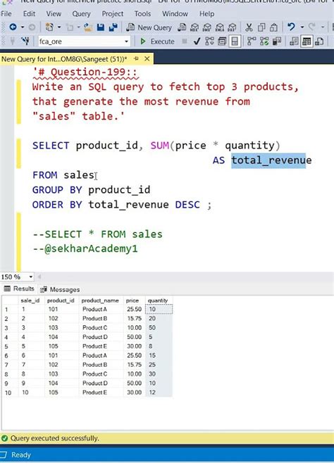 Sql Interview Question 199 Sql Mysql Oracle Interview Shorts