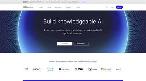 Pinecone The Leading Vector Database For Ai Applications Seektool Ai Directory