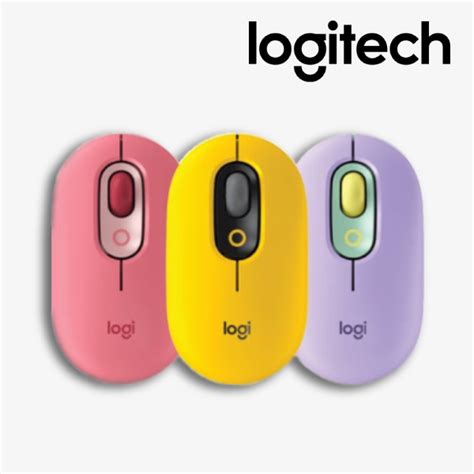 Logitech Pop Wireless Mouse With Emoji Button Wilcon Distribution