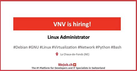 Wejob On Linkedin Debian Gnu Linux Virtualization Network Python