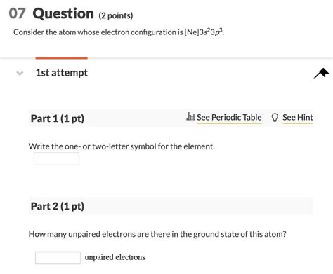 solved 07 question 2 points consider the atom whose