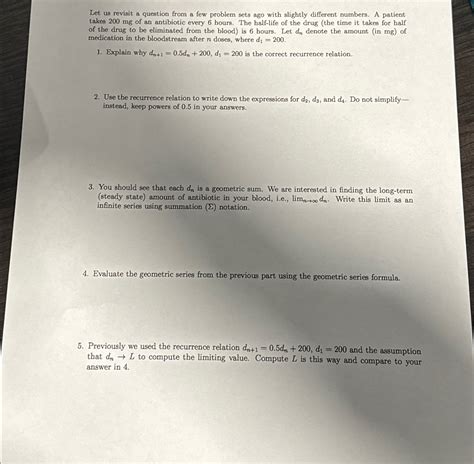 solved let us revisit a question from a few problem sets ago