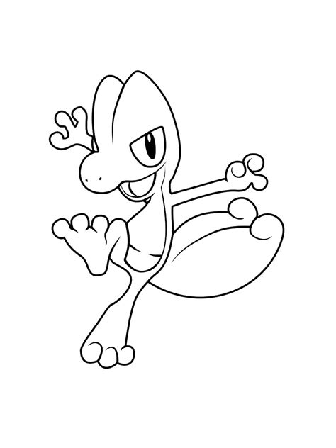 Treecko Pokemon Coloring Pages