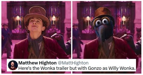 The new Willy Wonka film would have a very different vibe with Gonzo in the lead role - The Poke