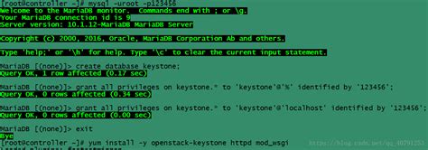 openstack双节点部署—m keystone（身份认证服务） keystone同步数据库没有表 csdn博客