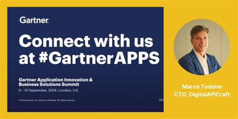 Were Excited To Announce That Our Cto Marco Tedone Is Attending Day 1 Of The Gartner