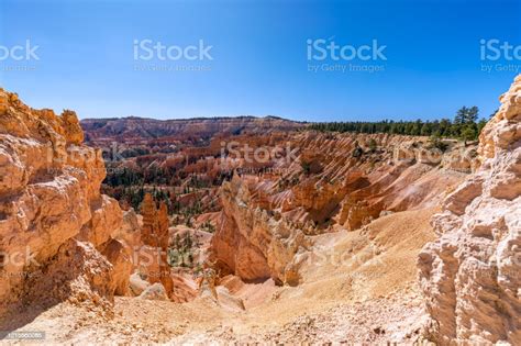 화창한 날에 아름다운 브라이스 캐년 국립 공원에서 놀라운 후두 사암 형성의 전망 미국 유타 주 0명에 대한 스톡 사진 및 기타 이미지 Istock