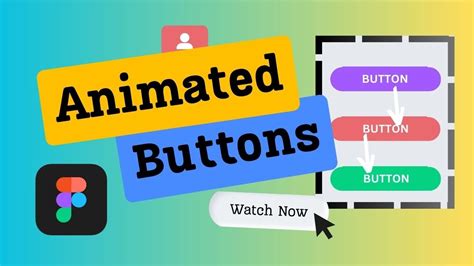 4 Hover Button Ui Animations In Figma For Beginners Youtube