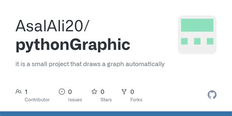 github asalali20 pythongraphic it is a small project that draws a