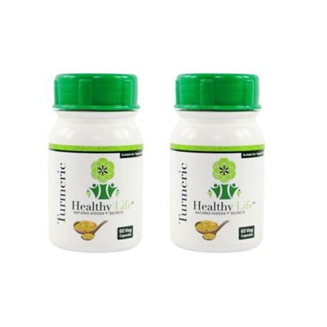 Healthy Life Tumeric Capsules 60s X 2 Click2buyit