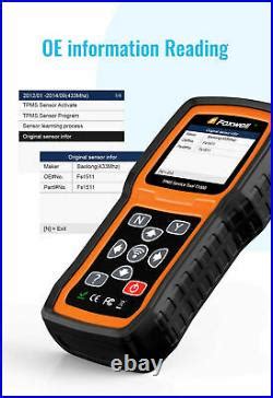 Auto TPMS Code Reader Tire Pressure Sensor Programming Car Diagnostic Tool Tire Pressure