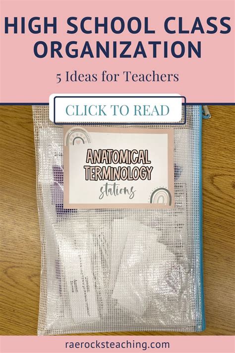 5 Classroom Organization Examples To Help High School Teachers Stay On