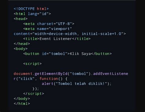 Contoh Coding Javascript Sederhana Untuk Pemula