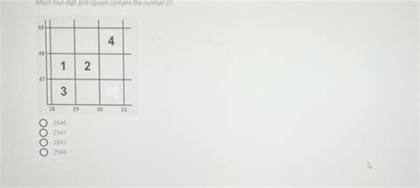 Which Four Digit Grid Square Contains The Studyx