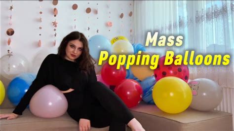 Asmr Mass Popping Balloons Challenge S2p Bite To Pop Nail Pop