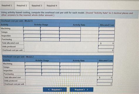 solved exercise 17 17 algo using activity based costing to