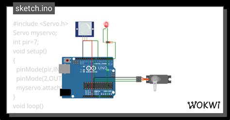 Door Automation Wokwi Esp32 Stm32 Arduino Simulator