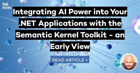 Thinktecture Ag On Linkedin Integrating Ai Power Into Your Net