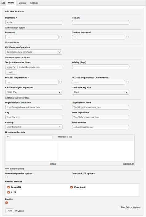 How To Configure Endian Utm Appliance To Use Openvpn Certificate