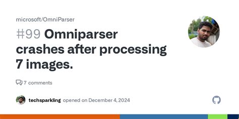 Omniparser Crashes After Processing 7 Images · Issue 99 · Microsoft