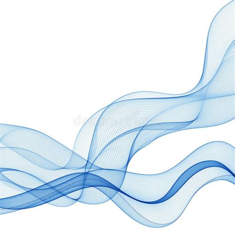 Abstract Blue Wave Background Blue Minimal Round Lines Abstract