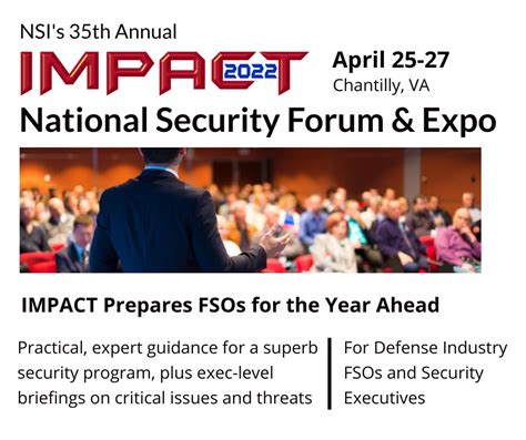 See Why Every Defense Contractor Fso Needs To Attend Impact Dgzhecb9 National