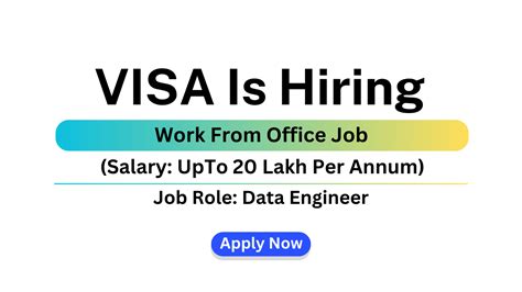 Visa Is Hiring For Data Engineer New Job Updates Work From Office