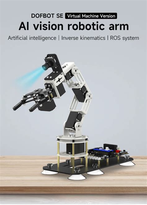 yahboom dofbot se ai vision robotic arm with ros python