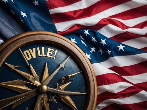 A Compass With The Word Quot Christ Quot On It Premium Ai Generated Image