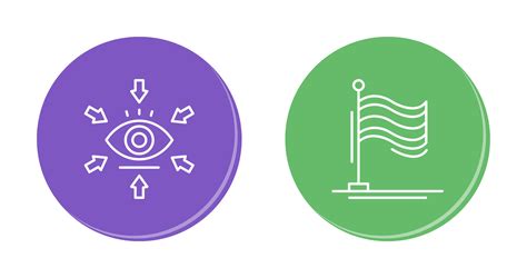 Visualization And Flag Icon Vector Art At Vecteezy