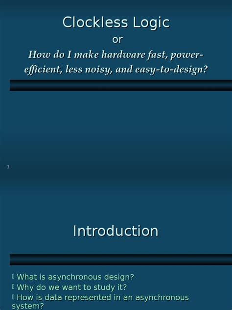 Clockless Chips Download Free Pdf System On A Chip Digital Electronics