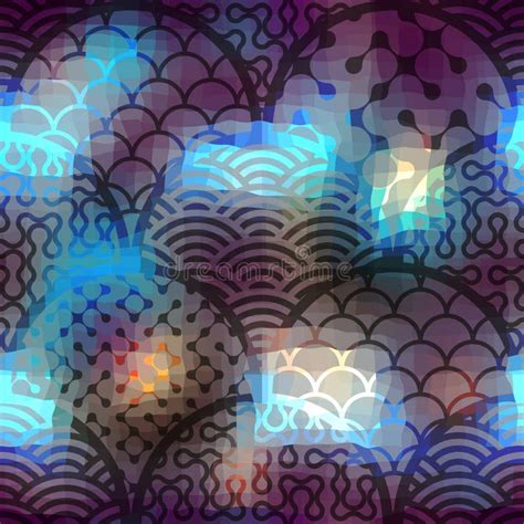 Abstract Arc Pattern Stock Vector Illustration Of Repetition