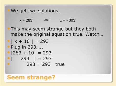Absolute Values PPT Physics Science