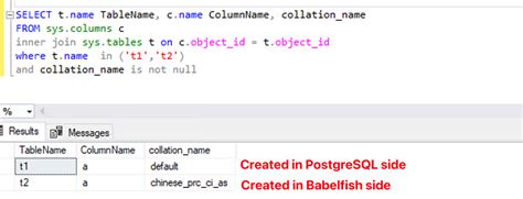 基于 Babelfish 的 T SQL 代码开发最佳实践 Part 对象属性和互操作性 亚马逊AWS官方博客