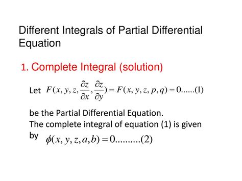 PARTIAL DIFFERENTIAL EQUATIONS - ppt download