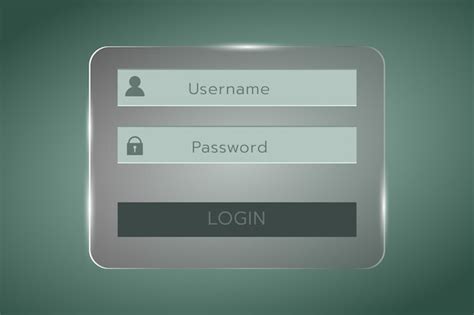 Username Password Menu
