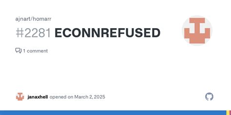 Econnrefused · Issue 2281 · Ajnarthomarr · Github