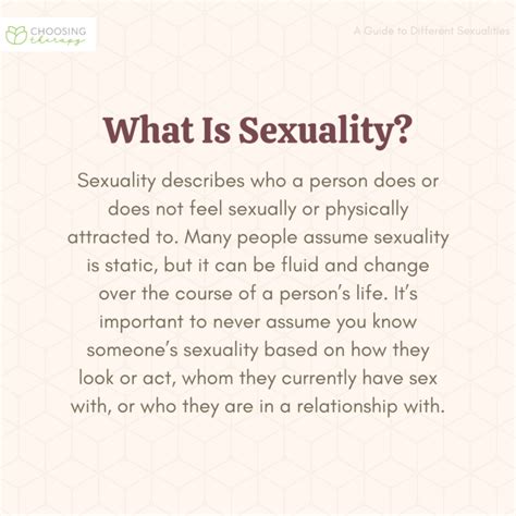 A Guide To 25 Different Sexualities And What They Mean