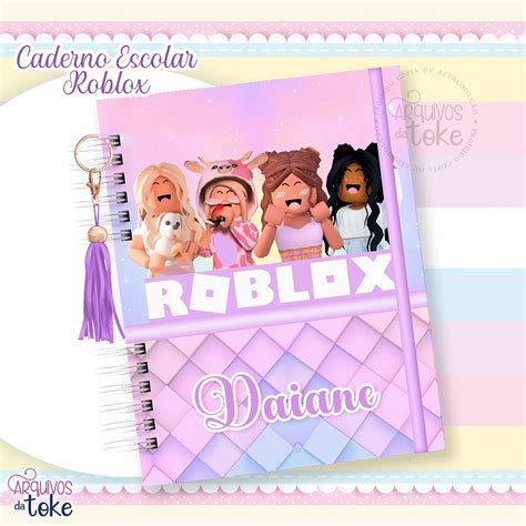 Caderno Roblox Menina Arquivos Da Toke