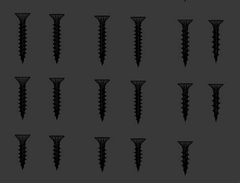 스크루드라이버와 나사 3d 모델 5 Max Free3d