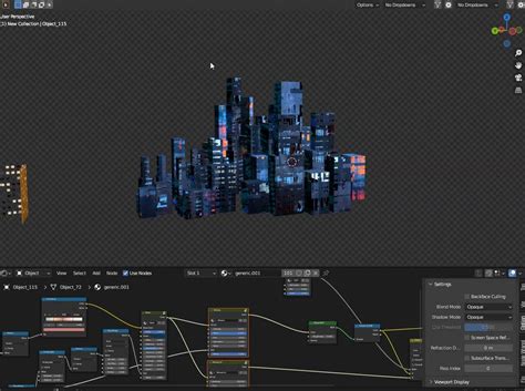 Entergalactic Spiderverse Buildings Shader Probably Spent 8 Hours On This Already R Blender