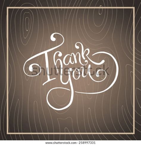 Digitally Generated Thank You Cursive Script Stock Vector Royalty Free 258997331 Shutterstock