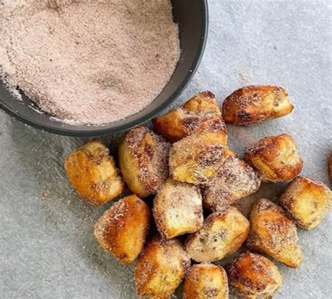 Delicious Air Fryer Cinnamon Roll Bites All Recipes